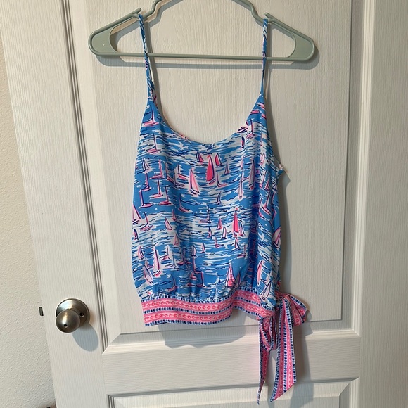 Lilly Pulitzer | Tops | Lilly Pulitzer Ainsley Top In Boatylicious ...